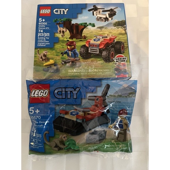 Lego | Toys | Retired Unopened Lot Of 2 Lego City 2wildlife Rescue Sets ...